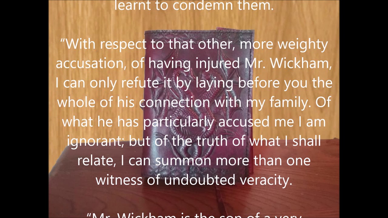 PRIDE AND PREJUDICE By Jane Austen Chapter 35 - YouTube