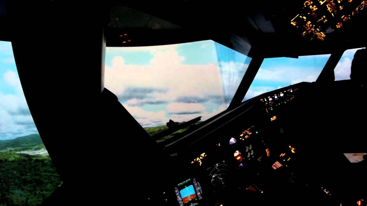 B737NG DastyFlySim MHTG RNAV approach - YouTube