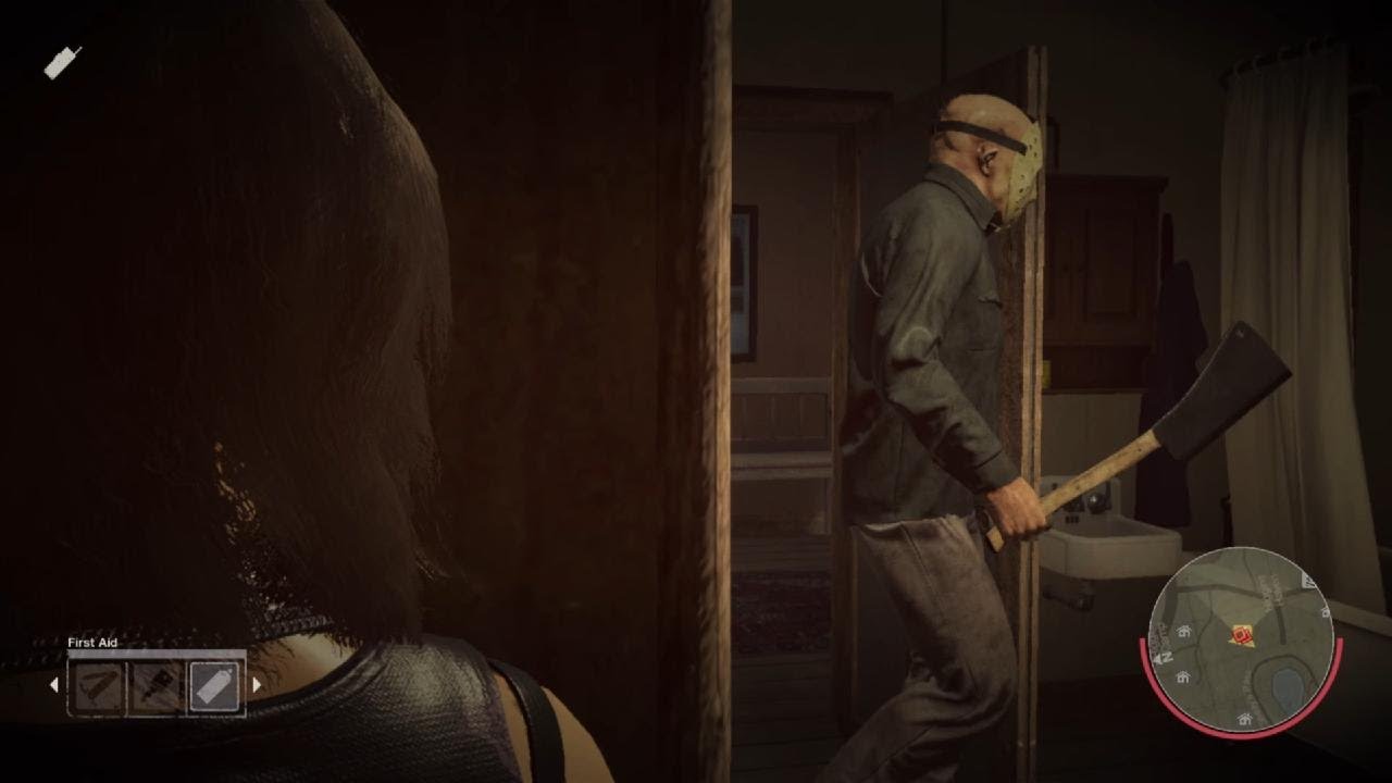 Friday the 13th Bathroom Jason Hiding Spot Trick Still Works - YouTube