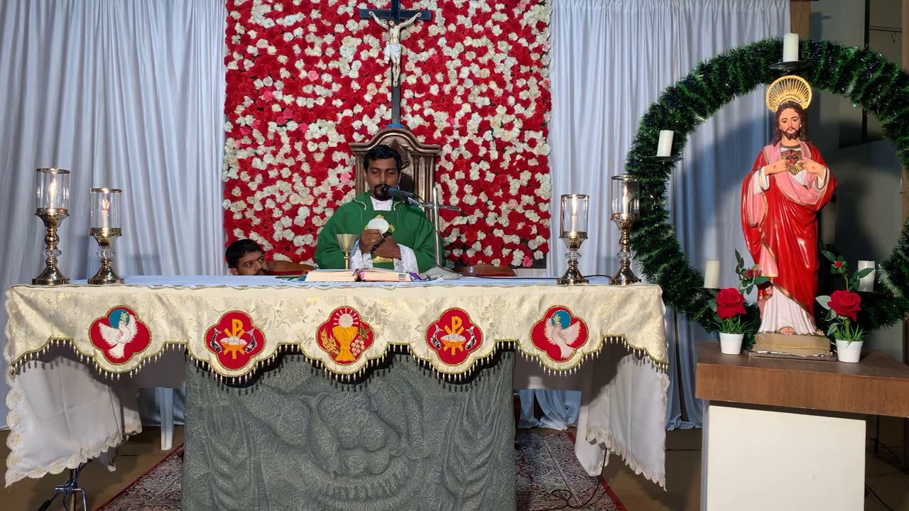 Malayalam Holy Mass I 07-07-2020 l Sacred Heart Church Kothad - YouTube