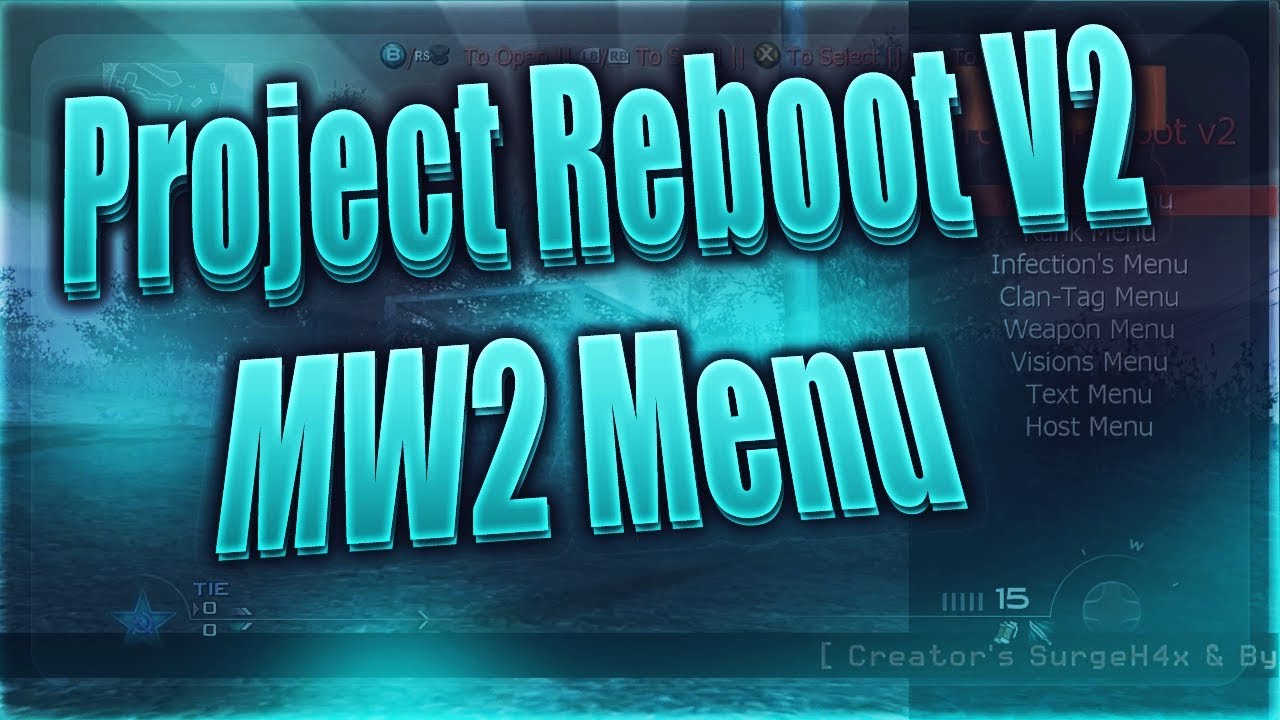 [Xbox 360] Project Reboot V2 MW2 Mod Menu [TU8] - YouTube