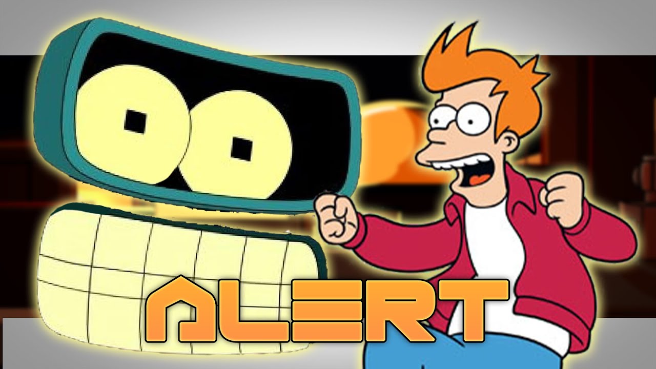 Overclocked (FNF Alert Cover) [Alert but it's Bender and Fry] - YouTube