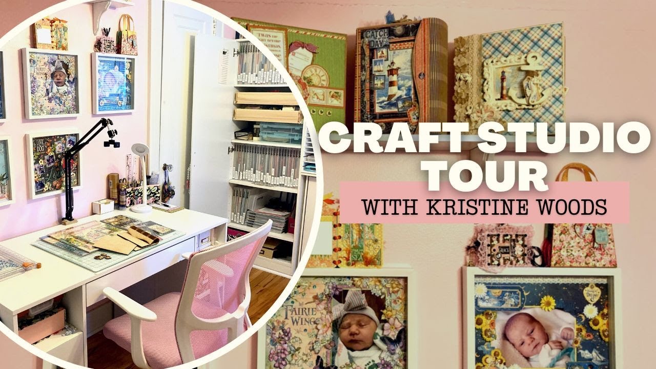 Craft Studio Tour with Kristine Woods - Graphic 45 - YouTube