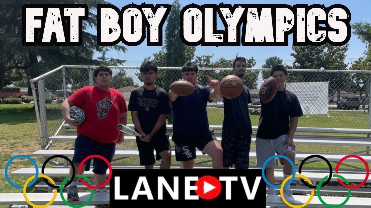 1ST EVER FAT BOY OLYMPICS (FIGHT HAPPENS)!!! - YouTube