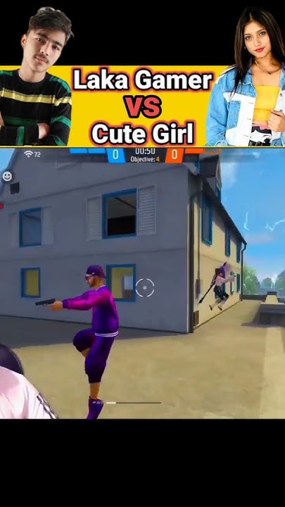 Laka Gamer Vs Indian Girl Youtuber 😱🔥।। Lakagamingz Shorts