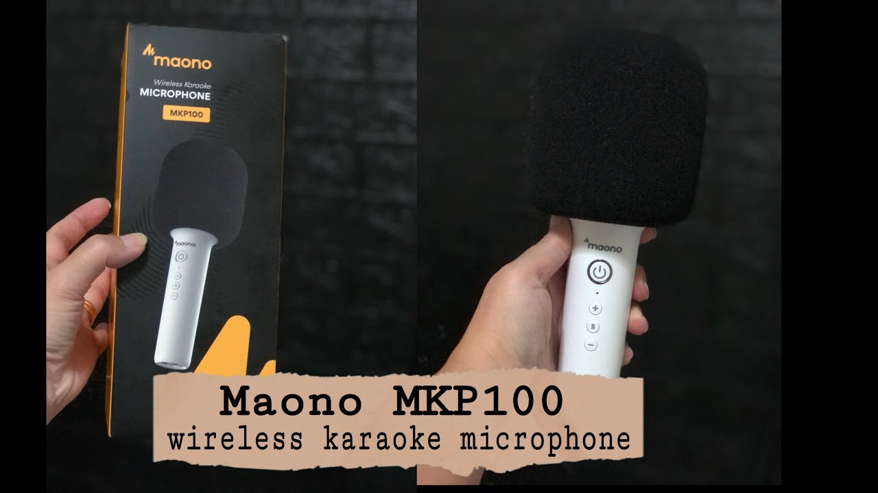 Maono MKP100 wireless karaoke microphone || Our first ever collab with ...
