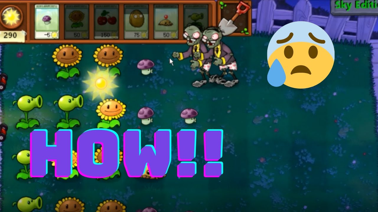 Pvz Sky Edition/How To Kill Zombie Đọc Báo??? - YouTube