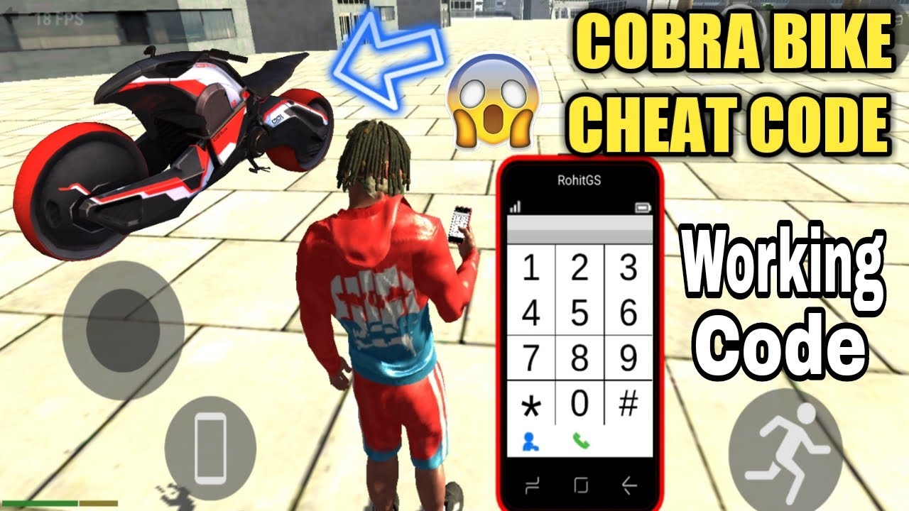 | Cobra Bike Ka Cheat Code | Indian Bike Driving 3d Mein Cobra Bike ...
