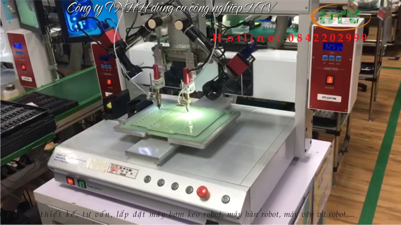 Máy hàn robot, máy hàn tự động (HTVTOOLS) - YouTube