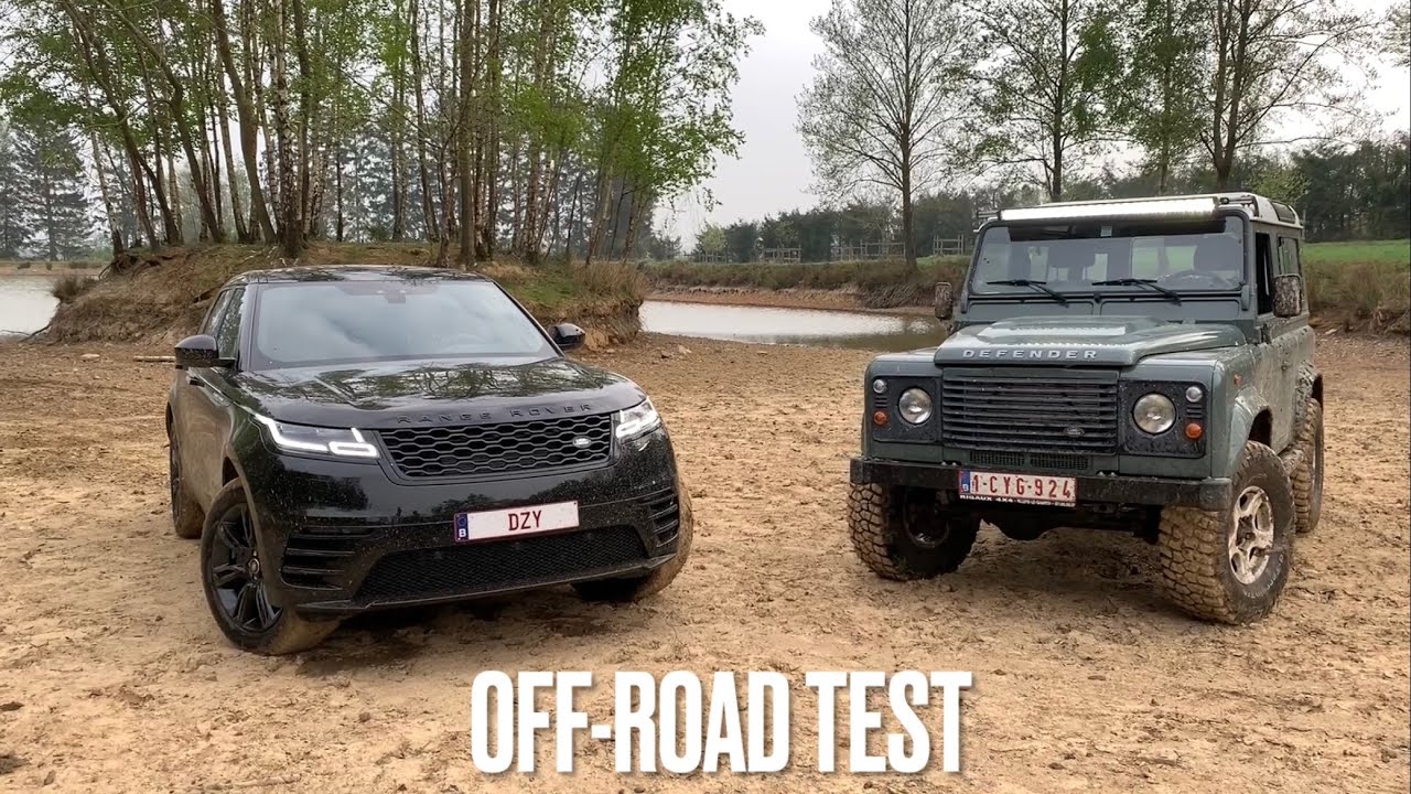 Off-Road Test Range Rover Velar and Defender (HD) - YouTube
