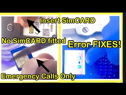 "Solving SIM Card Woes: Say Goodbye to Insert SIM and Emergency Calls ...