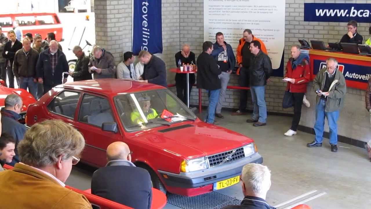 Auctioning a nice 1988 Volvo 340 DL variomatic @ classic car auction ...