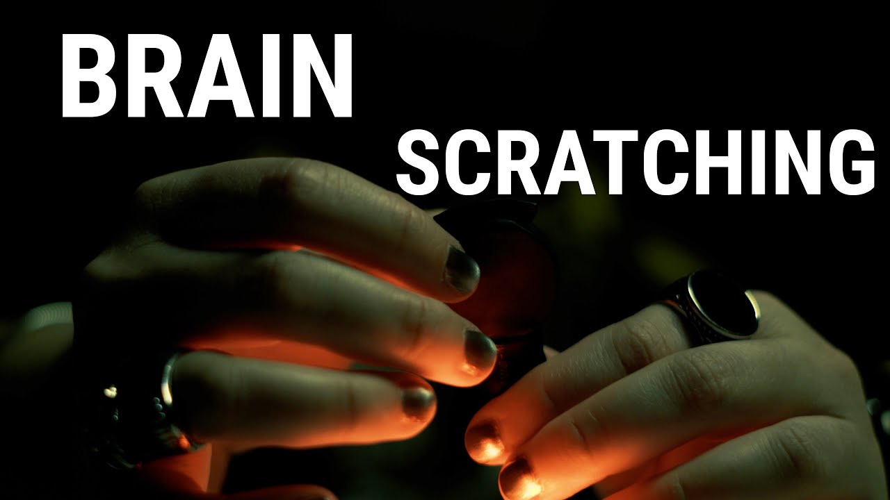 ASMR | Contact mic scratching | Brain scratching | Guaranteed tingles ...