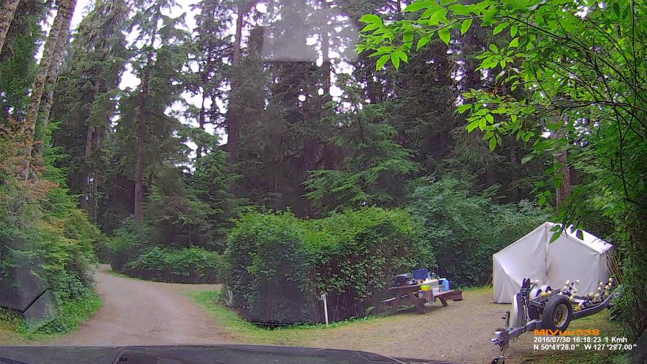 aankomst Quatse river campground op campingplek - YouTube