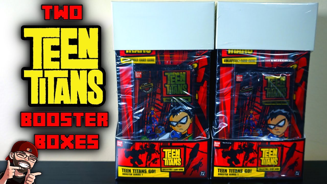 Opening TWO BOOSTER BOXES of Teen Titans Cards! - YouTube
