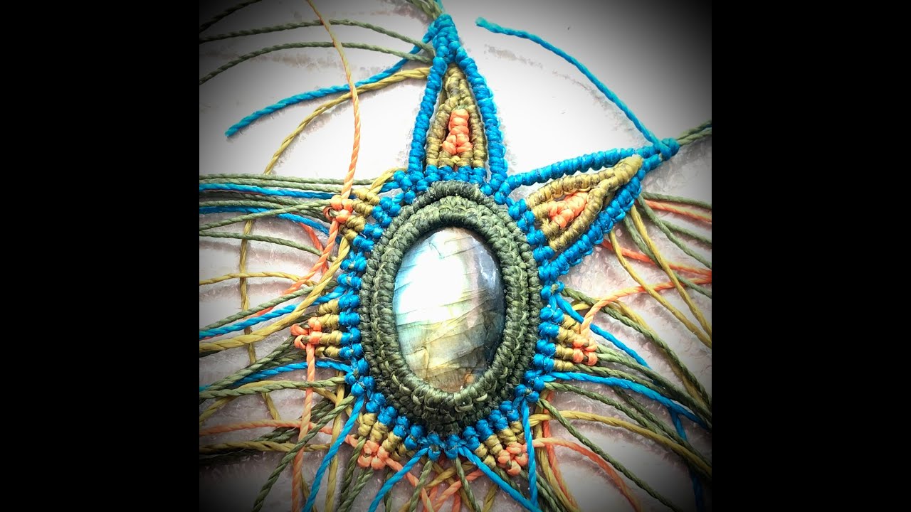 Macrame Diseño Multicolor Lineal 2 - YouTube