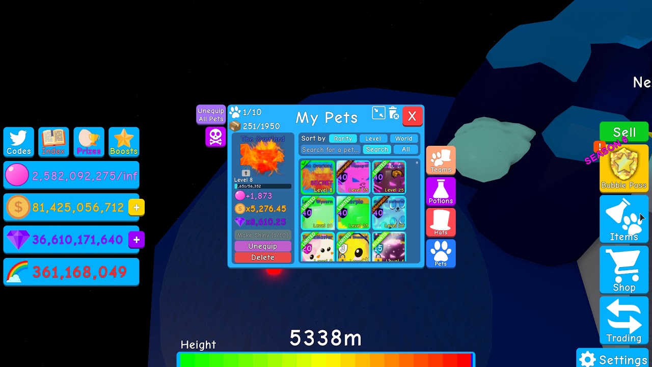 I FINALLY HATCHED MY FIRST SECRET (THE OVERLORD) IN ROBLOX BGS - YouTube