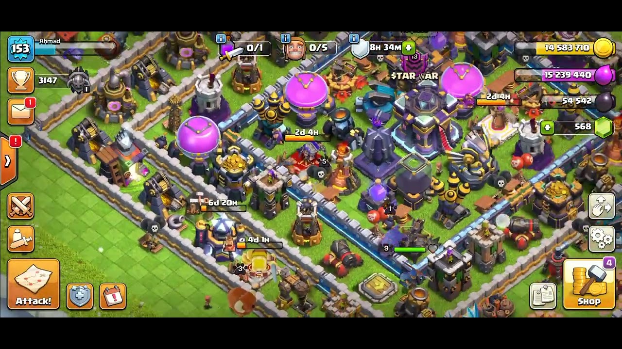 gaming ka raza coc live stream Clash of Clans 3 star Wictory - YouTube