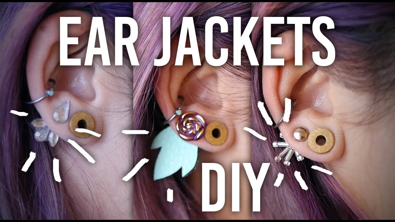 Tackling my Craft Hoard - Ear Jackets 3 Ways : DIY - YouTube