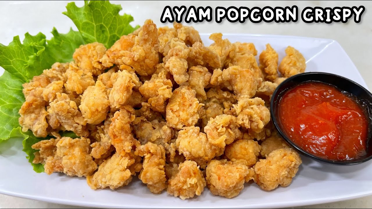 TELALU ENAK.. AYAM POPCORN INI JADI REBUTAN DIRUMAH - YouTube