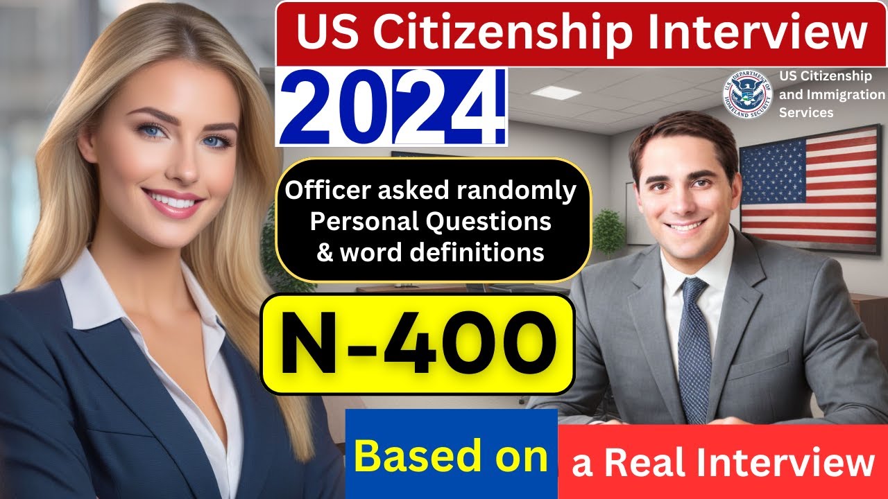 NEW! US Citizenship Interview (Actual Case) 2024 Questions & Answers ...
