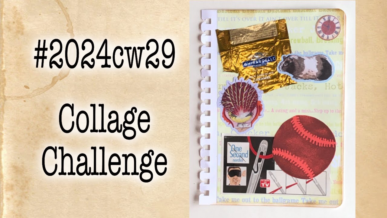 #2024cw29 Margarete Miller weekly collage challenge - YouTube