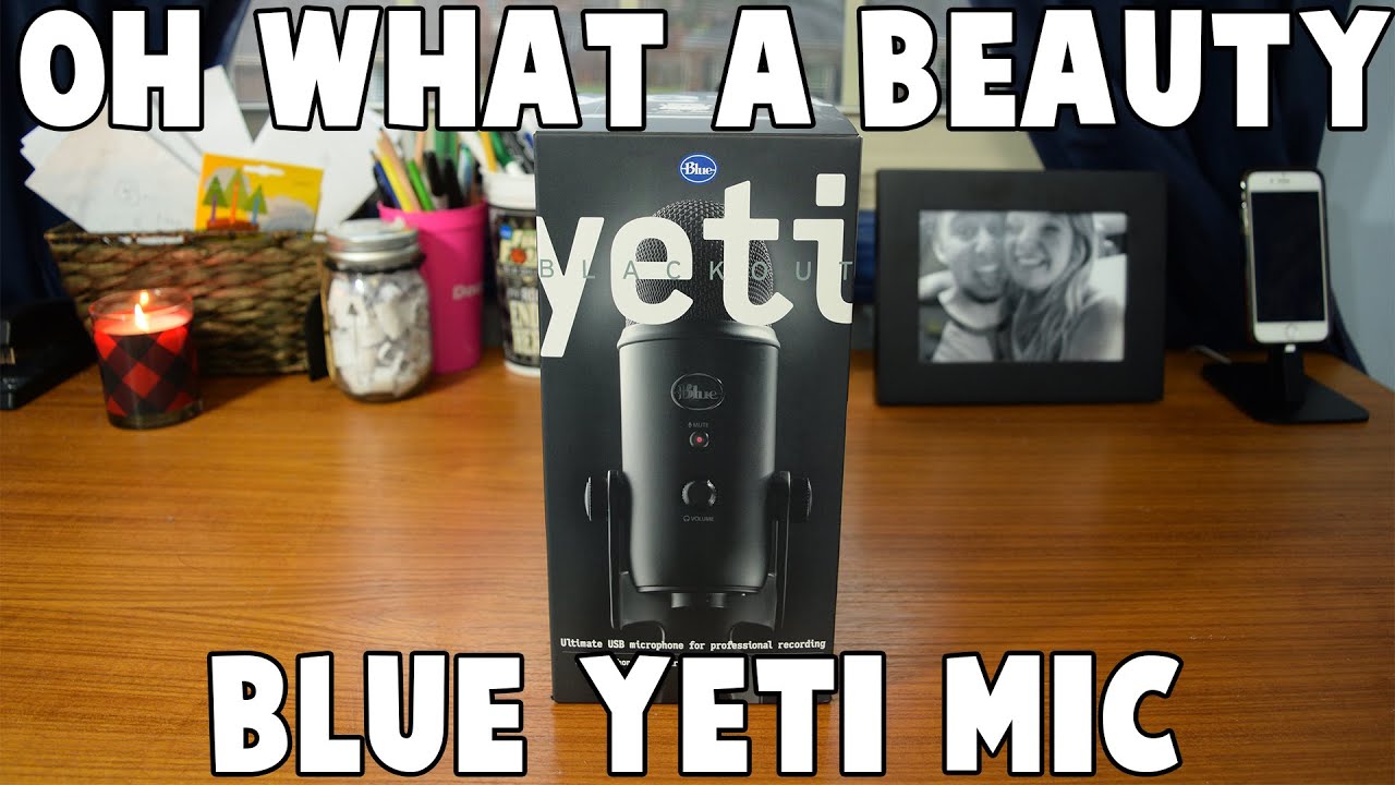Blue Yeti Black Out Edition Unboxing - YouTube