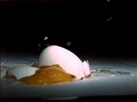 Egg smashing in high speed - YouTube