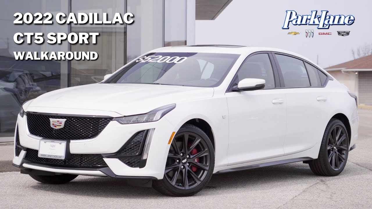 NEW 2022 Cadillac CT5 Sport Walkaround (Stock #25123) | Park Lane ...