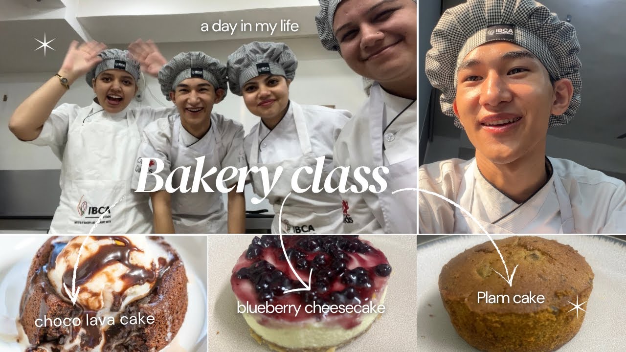 Students life of culinary arts students 🧑‍🍳🍂 || bakery class🥮🍰(cheese ...