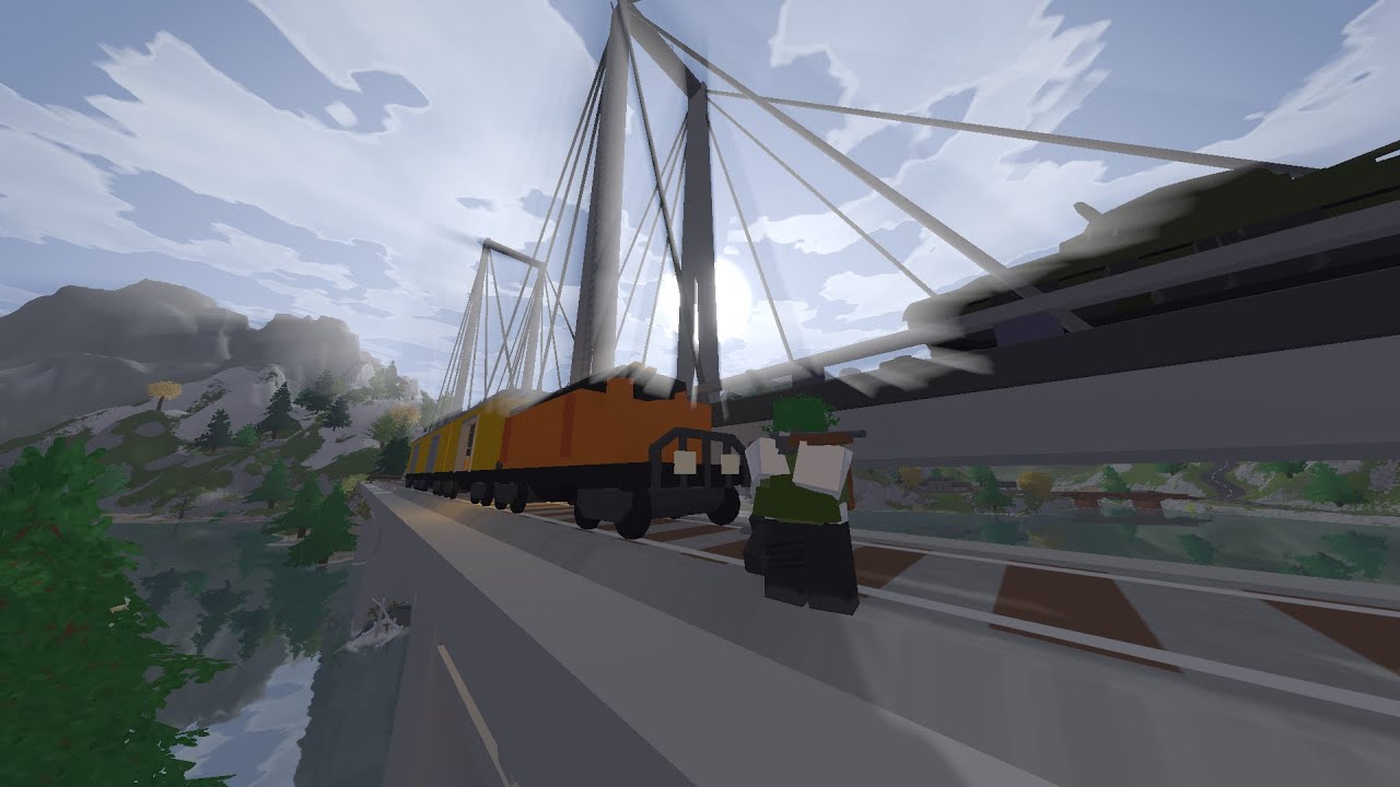 Unturned Ural Mountains survival ep1 but my base its a train - YouTube