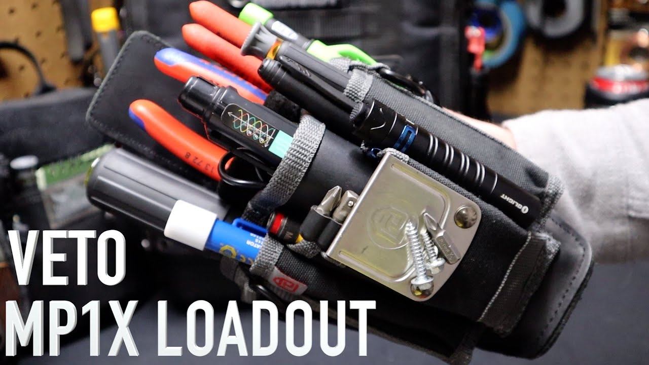 TOOL BAG SETUP EDC | Veto Pro Pac MP1X Pouch Loadout - YouTube