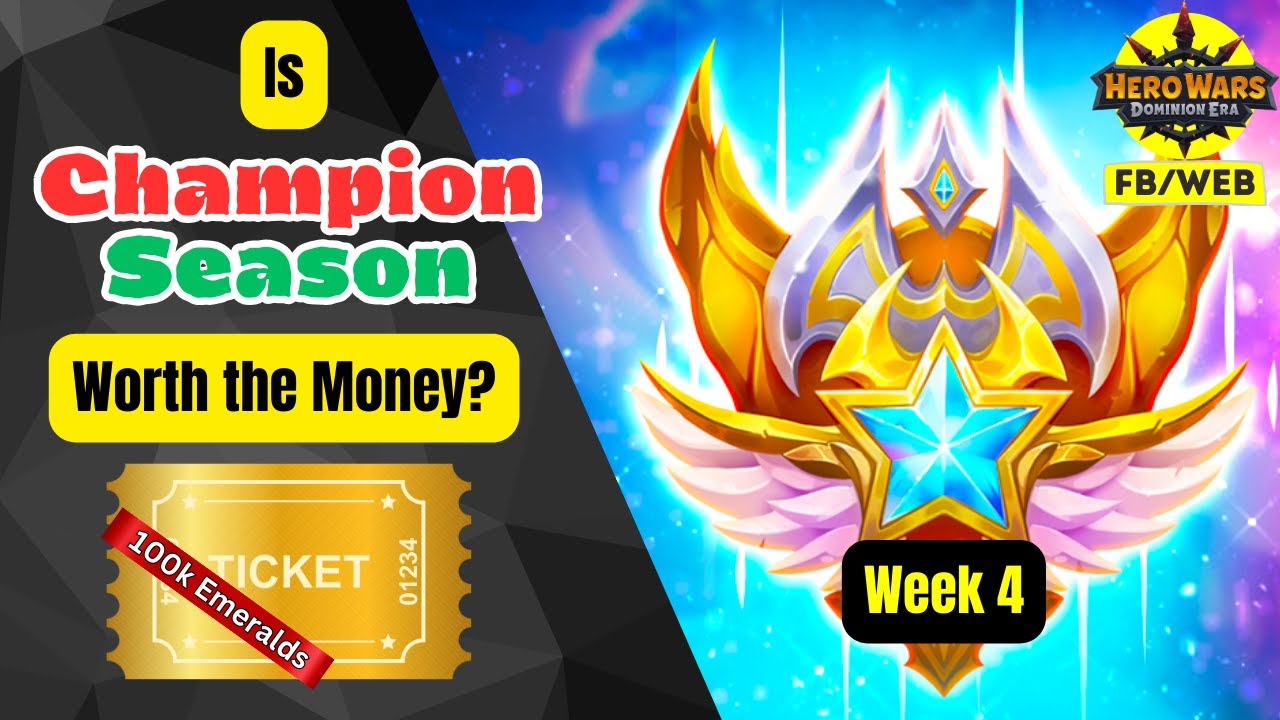 Champion Season Golden Ticket | Hero Wars Dominion Era - YouTube