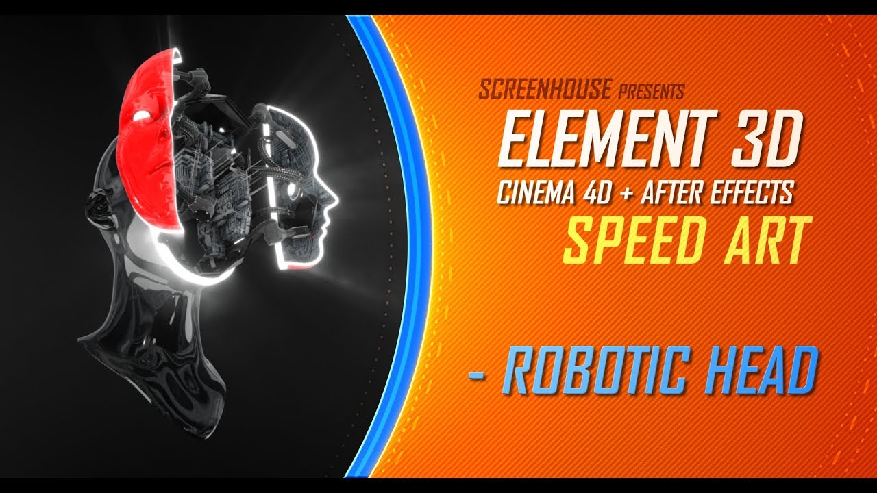 SPEED ART - Robotic Face - YouTube