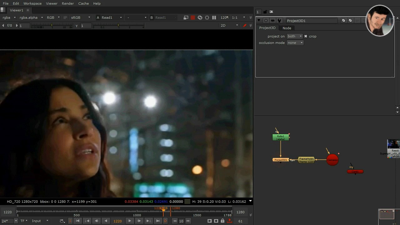 Automating Rotoscoping with 3D Camera Tracker in Nuke - YouTube