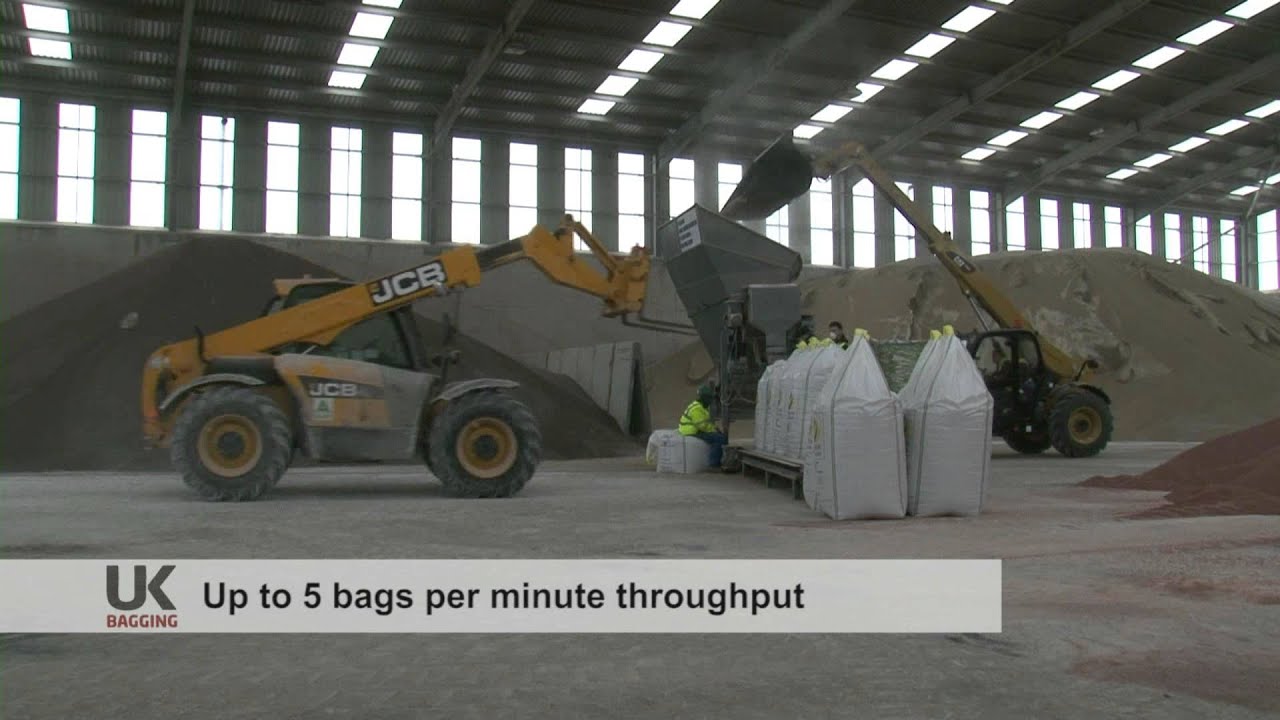 UK Bagging mobile bagging plant - YouTube
