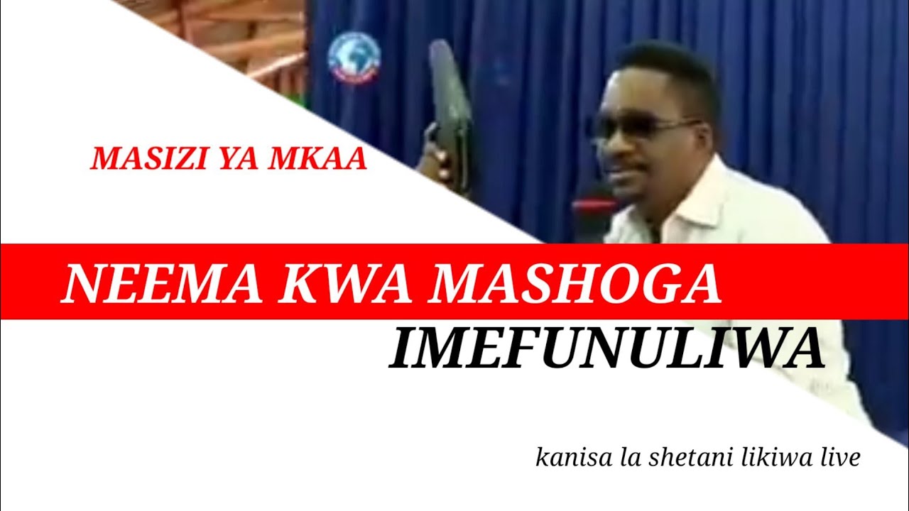 MASHOGA WAPATA NEEMA Kwenye kanisa la masizi ya mkaa. neema imefunuliwa ...