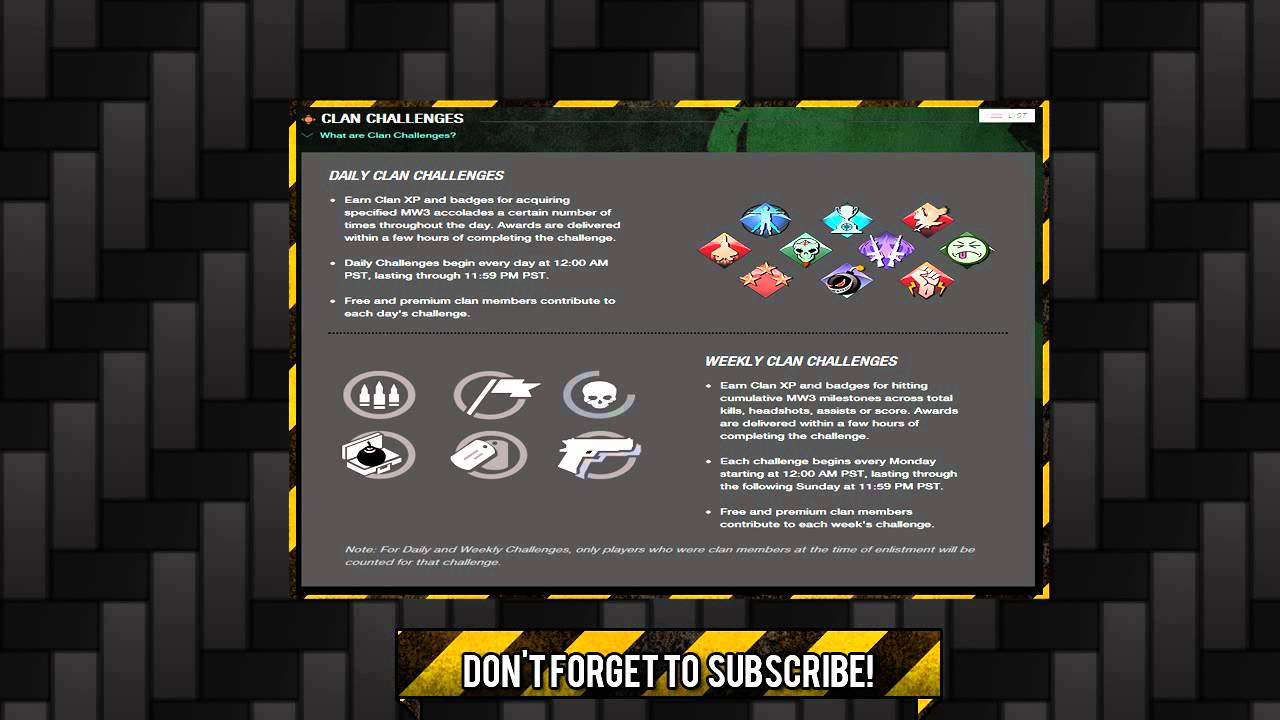 Call of Duty Elite Clan Challenges Leaked! "Multi Colored Frog Emblem ...