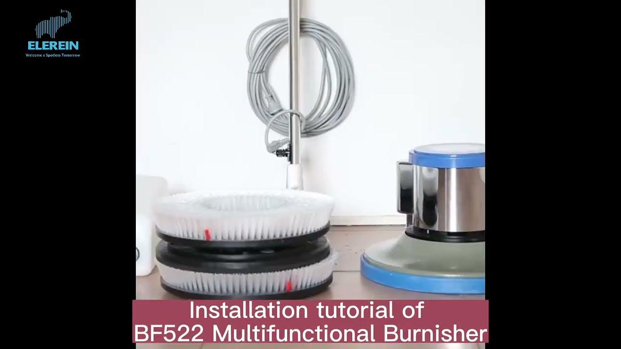 Installation tutorial and usage demonstration of Elerein BF522 Multifunctional Burnisher - YouTube