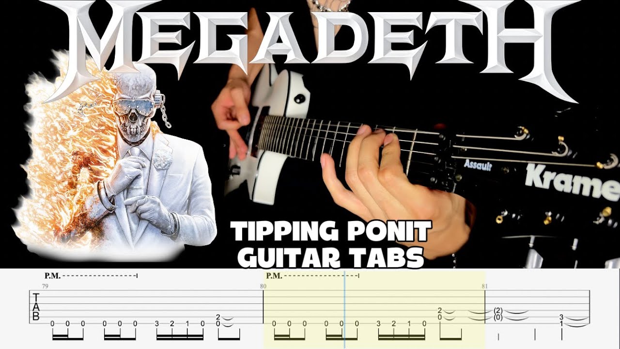 Megadeth - TIPPING POINT Guitar Cover W/Solos + TABS - YouTube