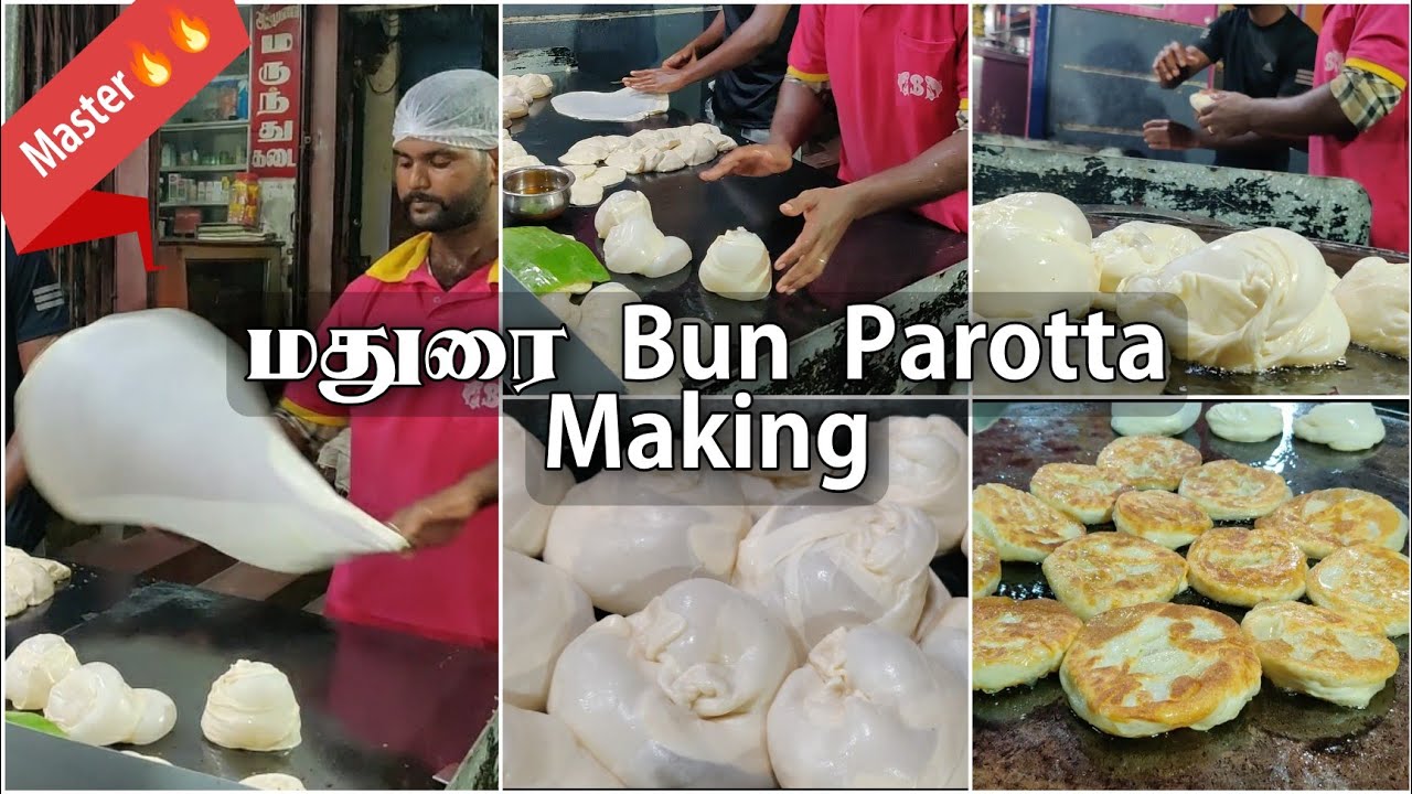 Madurai Bun Parotta Making Video 🔥 You Can't Never See This Before ️ # ...