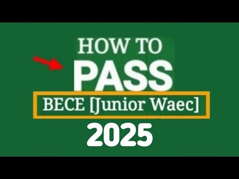 Junior WAEC 2023 | How To Pass Bece 2023 (Specific) - YouTube