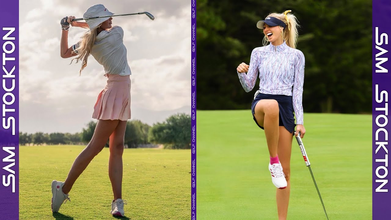 Samantha Sam Stockton - The Daily Star | Golf Swing - YouTube