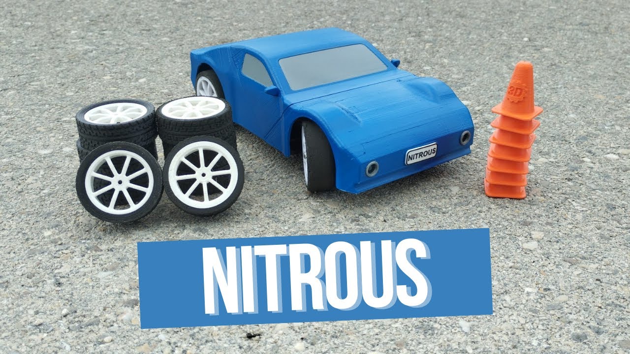 NITROUS - 3D Printed RC Car - YouTube