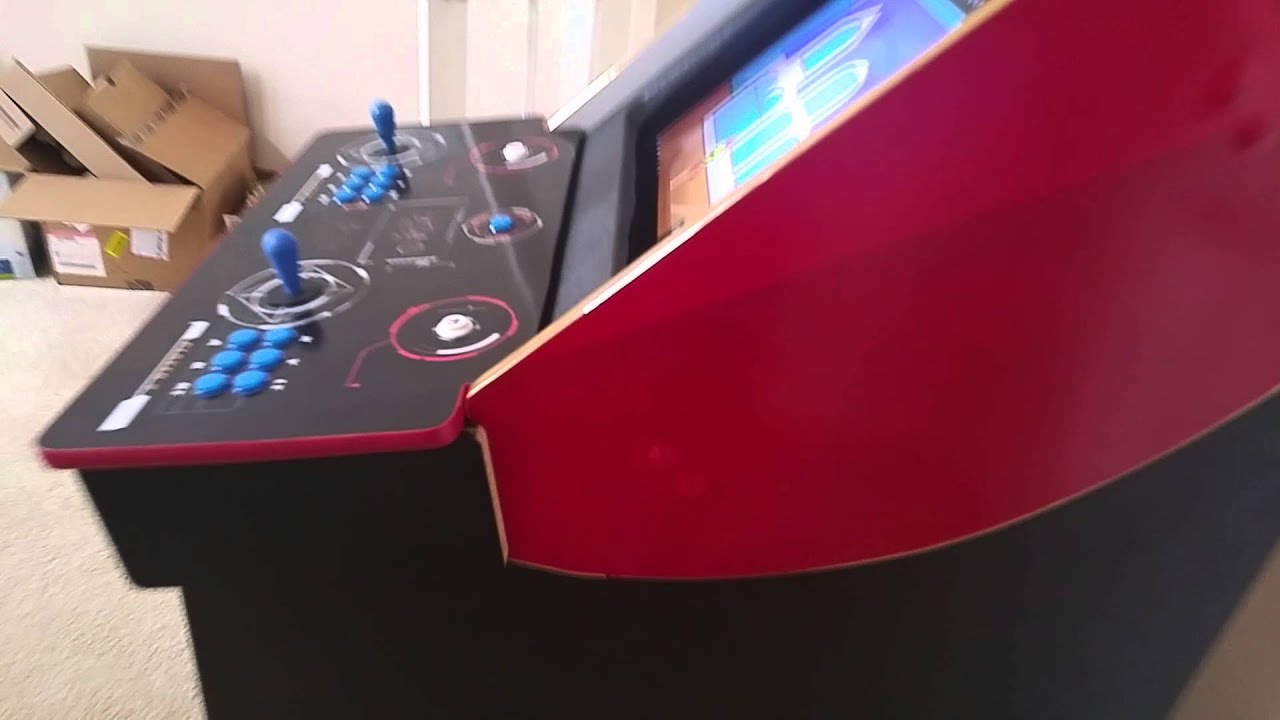Iron Man Arcade Mame Cabinet powered by Coinops 6 - YouTube