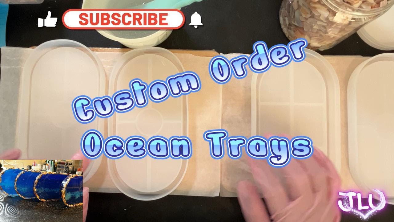 Resin Project-Abolone Ocean Trays! - YouTube