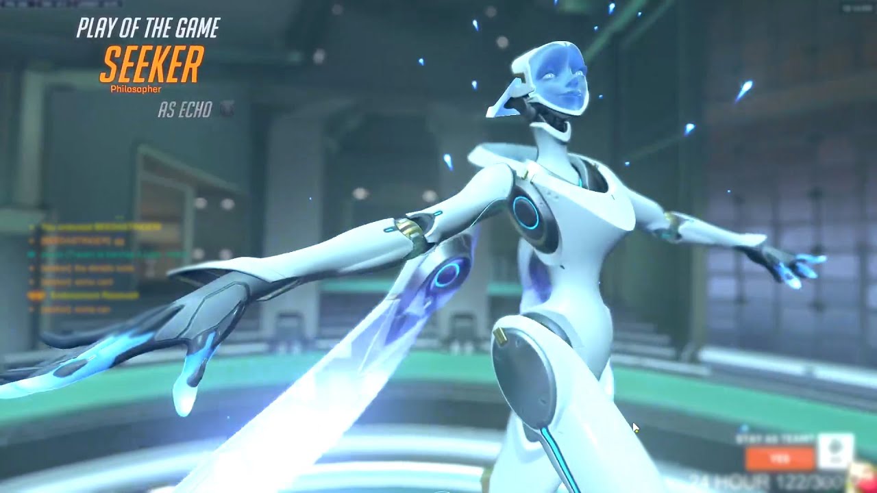 SEEKER PRO ECHO AND ASHE - POTG! [ OVERWATCH 2 TOP 500 SEASON 7 ] - YouTube