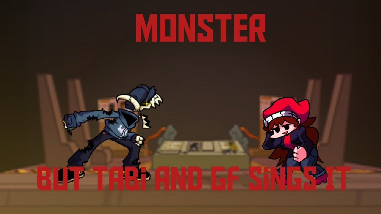 "Game Over GF" Monsters - But Tabi and GF Sings It (FNF Cover) - YouTube
