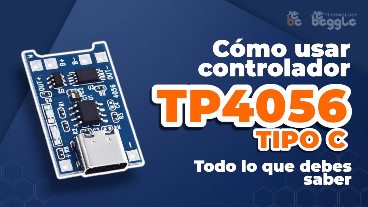 CONTROLADOR DE CARGA TP4056 TIPO C - YouTube