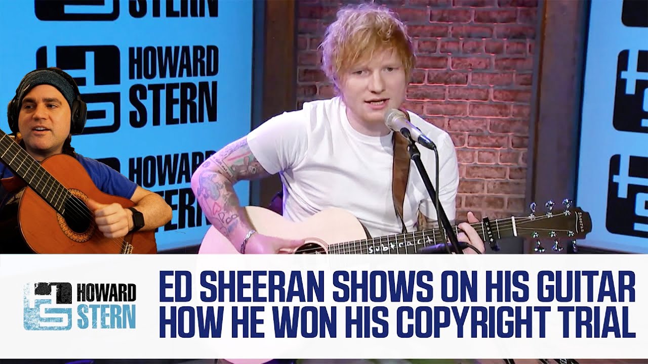 Ed Sheeran Shows on His Guitar How He Won His Copyright Lawsuit in ...